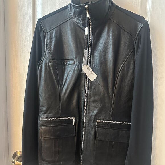 Anatomie | Jackets & Coats | Anatomie Black Leather Jacket New With ...
